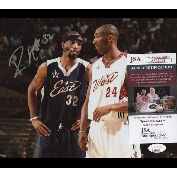 Other | Richard Hamilton Signed 8x1 W Kobe Bryant Basketball Photo Auto ...